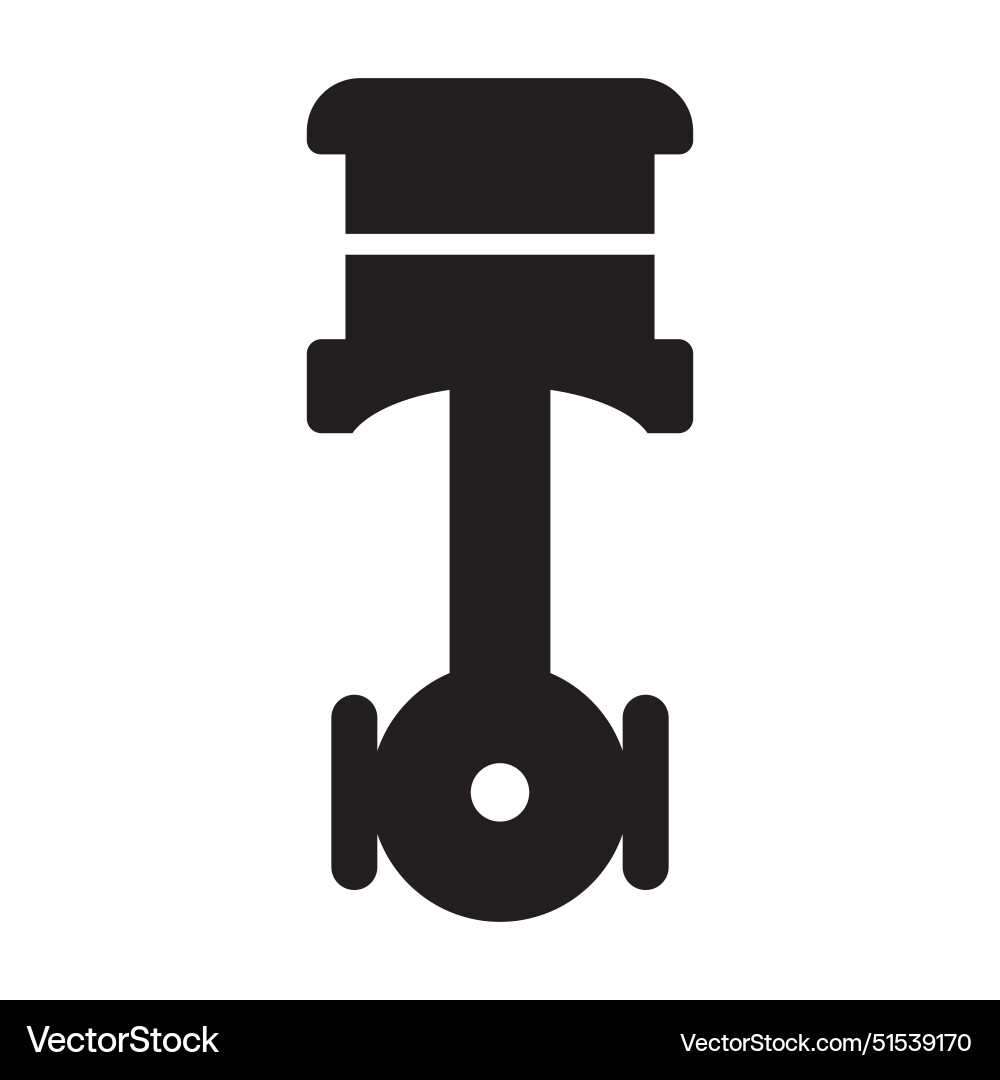 Piston icon symbol Royalty Free Vector Image - VectorStock
