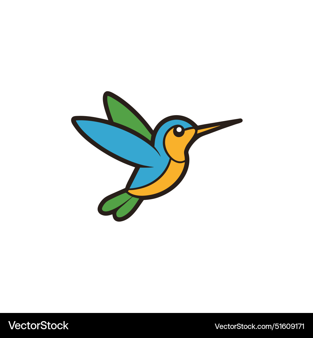 Bee-eater bird jumps icon Royalty Free Vector Image