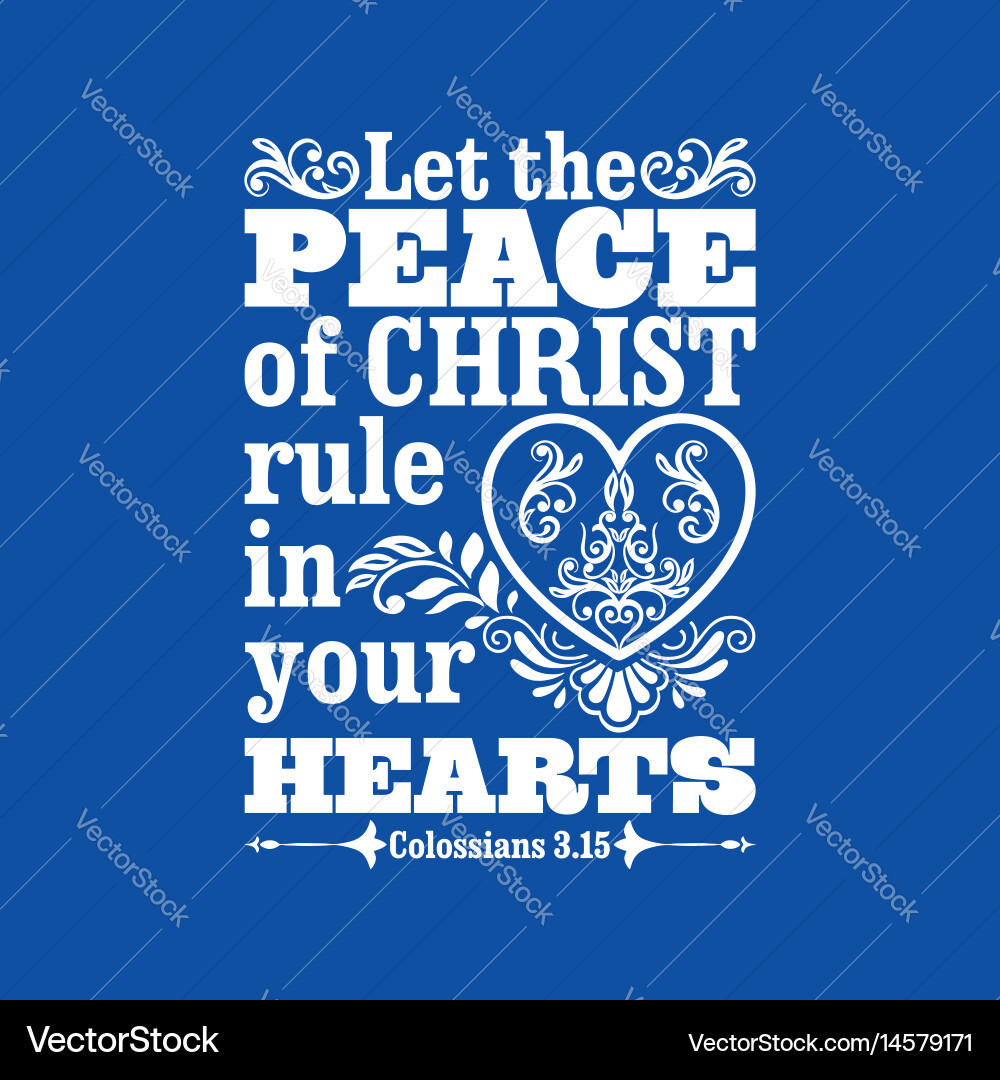 Christian biblical typography Royalty Free Vector Image
