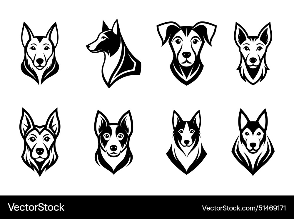 Dog logo icon art Royalty Free Vector Image - VectorStock