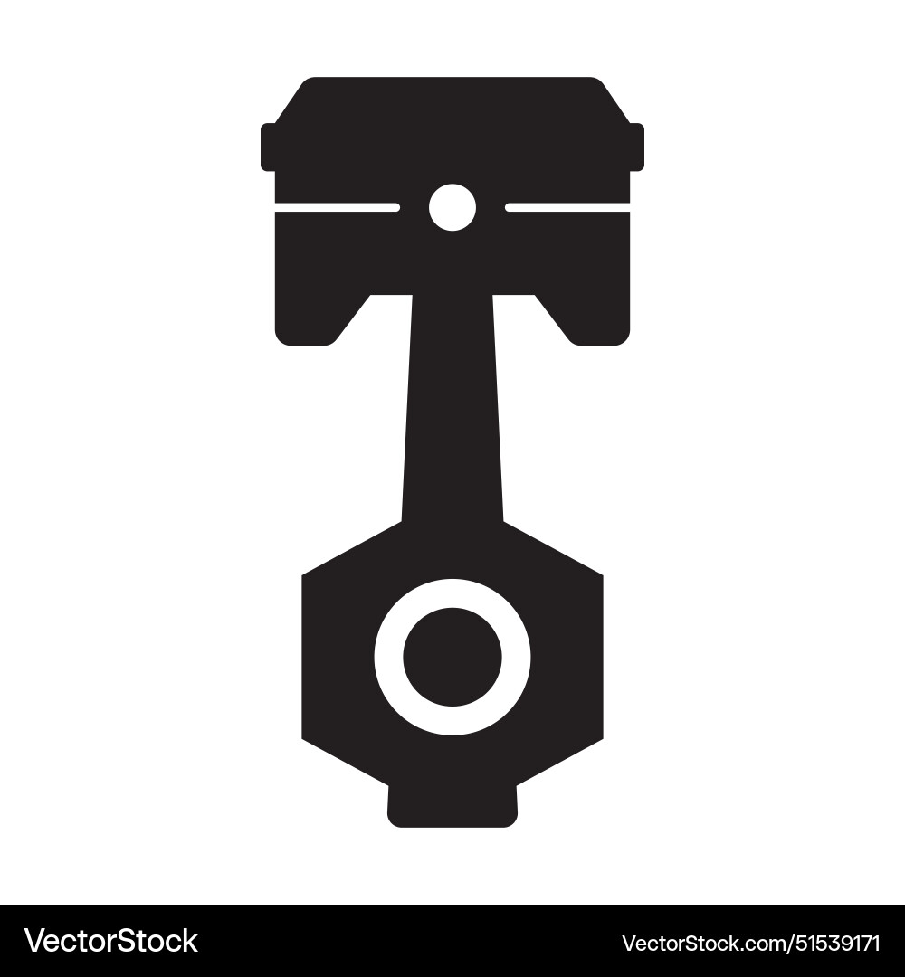 Piston icon symbol Royalty Free Vector Image - VectorStock