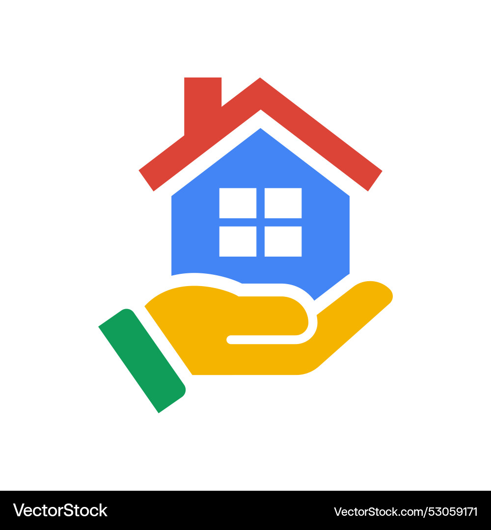 Real estate icons on white background Royalty Free Vector