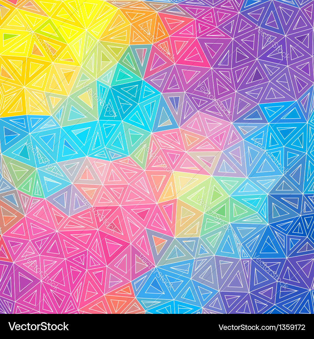 Colorful abstract triangles background Royalty Free Vector