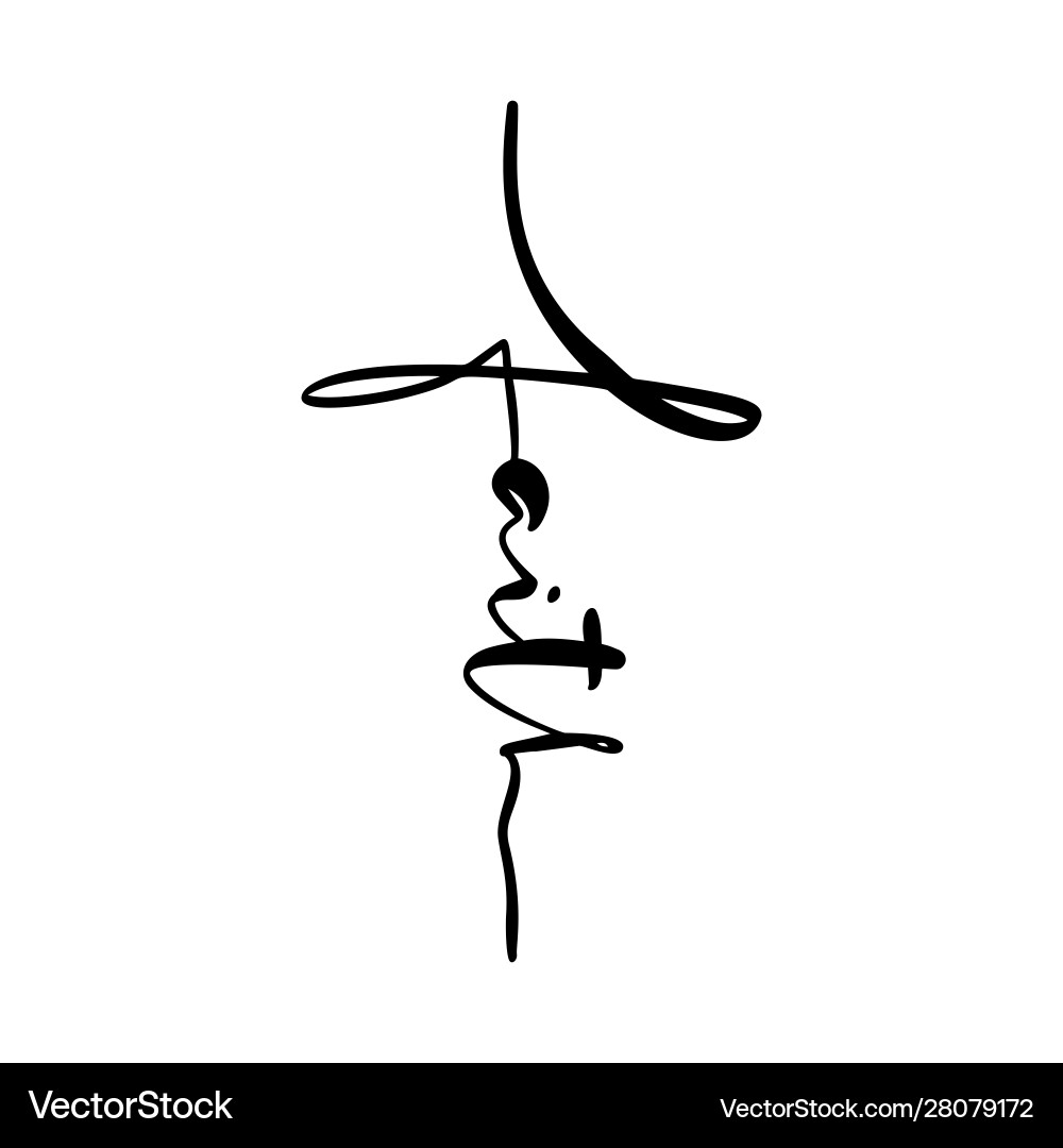 Faith hand written calligraphy lettering Vector Image