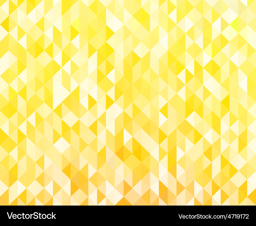 Geometric Yellow Triangle Background Royalty Free Vector