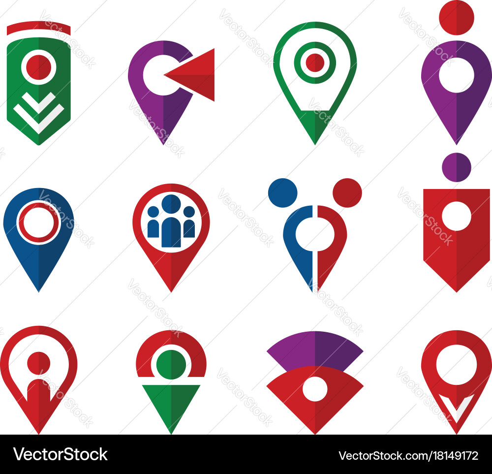 Meeting point Royalty Free Vector Image - VectorStock