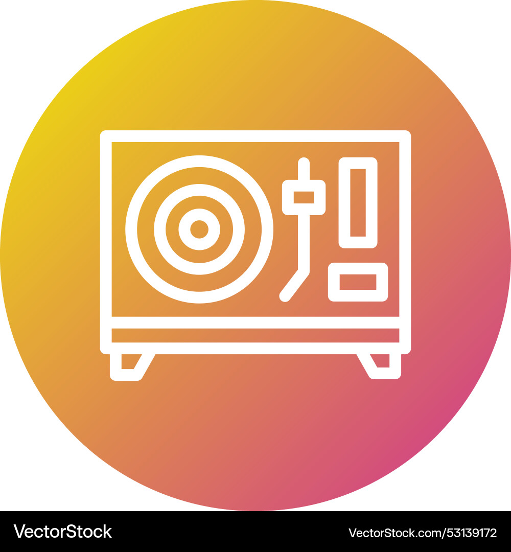 Vinyl icon design Royalty Free Vector Image - VectorStock