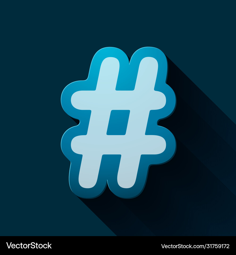 Volume icons symbol number sign Royalty Free Vector Image