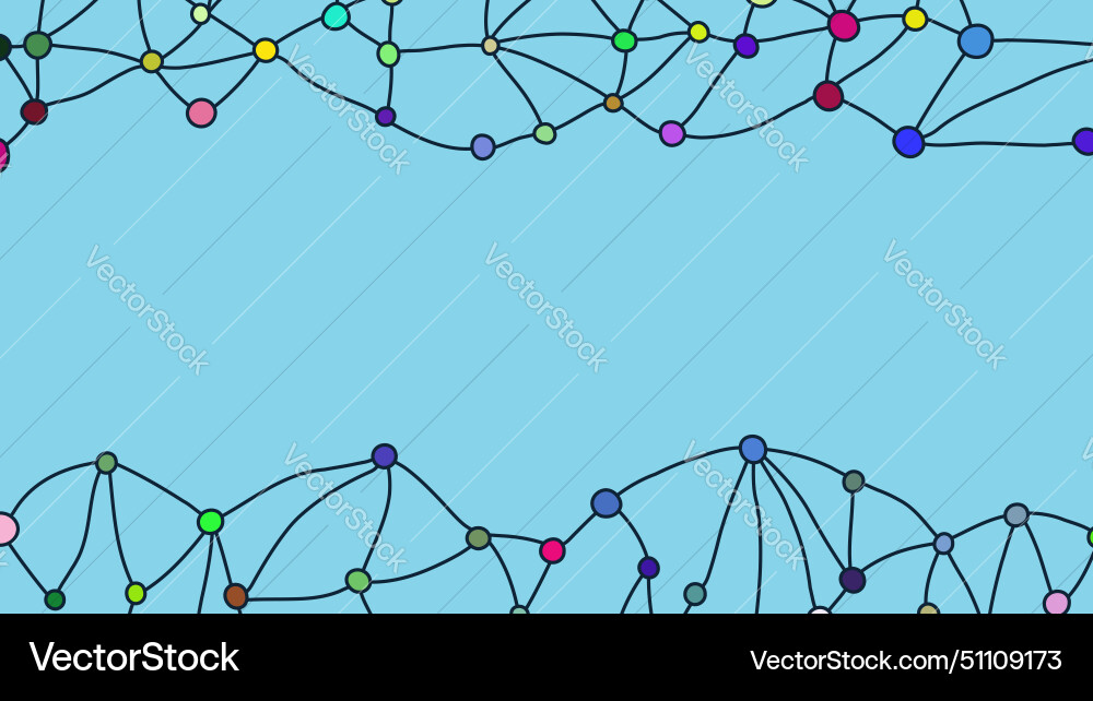 Abstract geometric background plexus mesh Vector Image