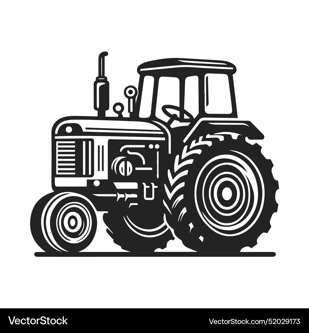 Farming tractor icon logo agriculture and farmer Vector Image