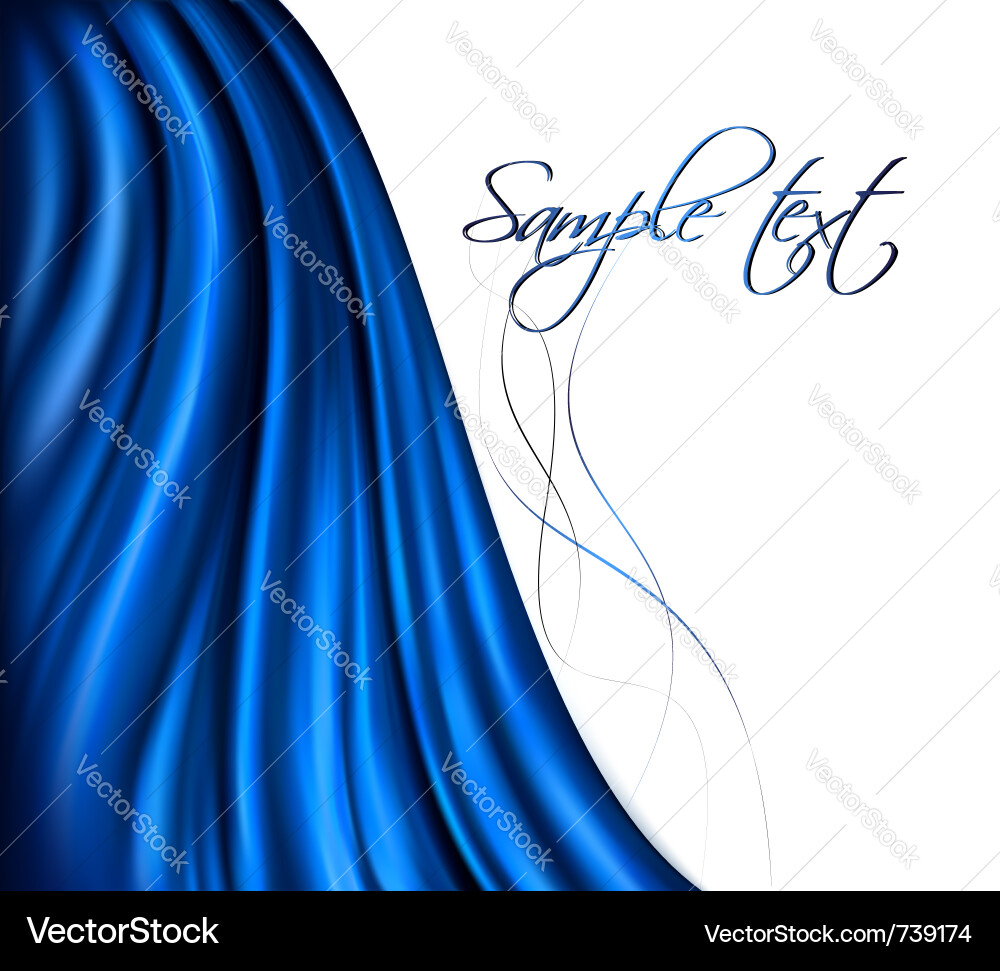 Curtain background Royalty Free Vector Image - VectorStock