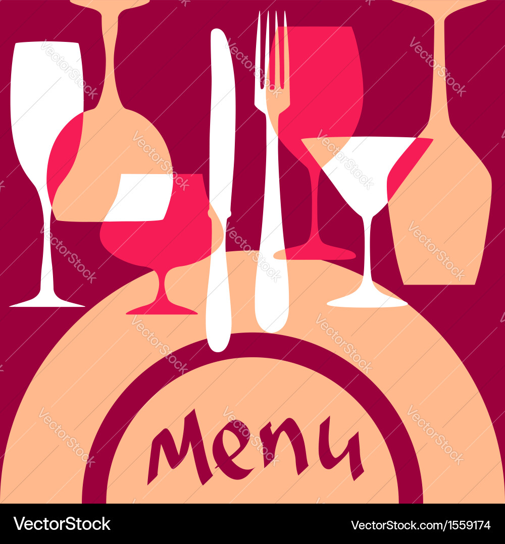 Menu cover background – Royalty-Free Vector | VectorStock