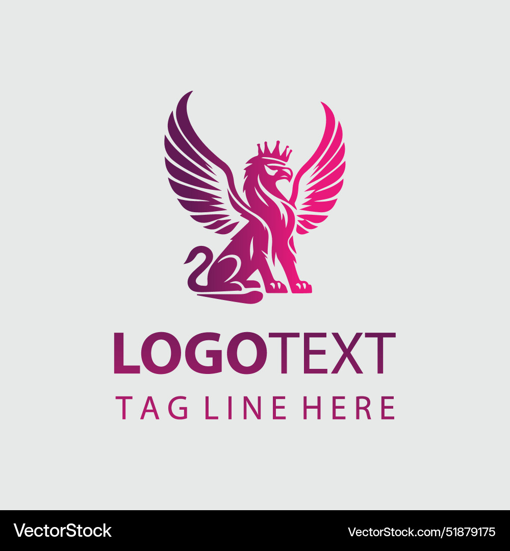 Griffin logo Royalty Free Vector Image - VectorStock