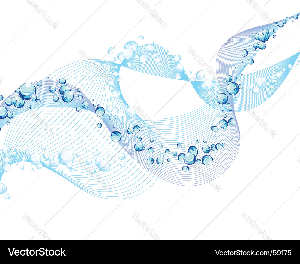 Water background Royalty Free Vector Image - VectorStock