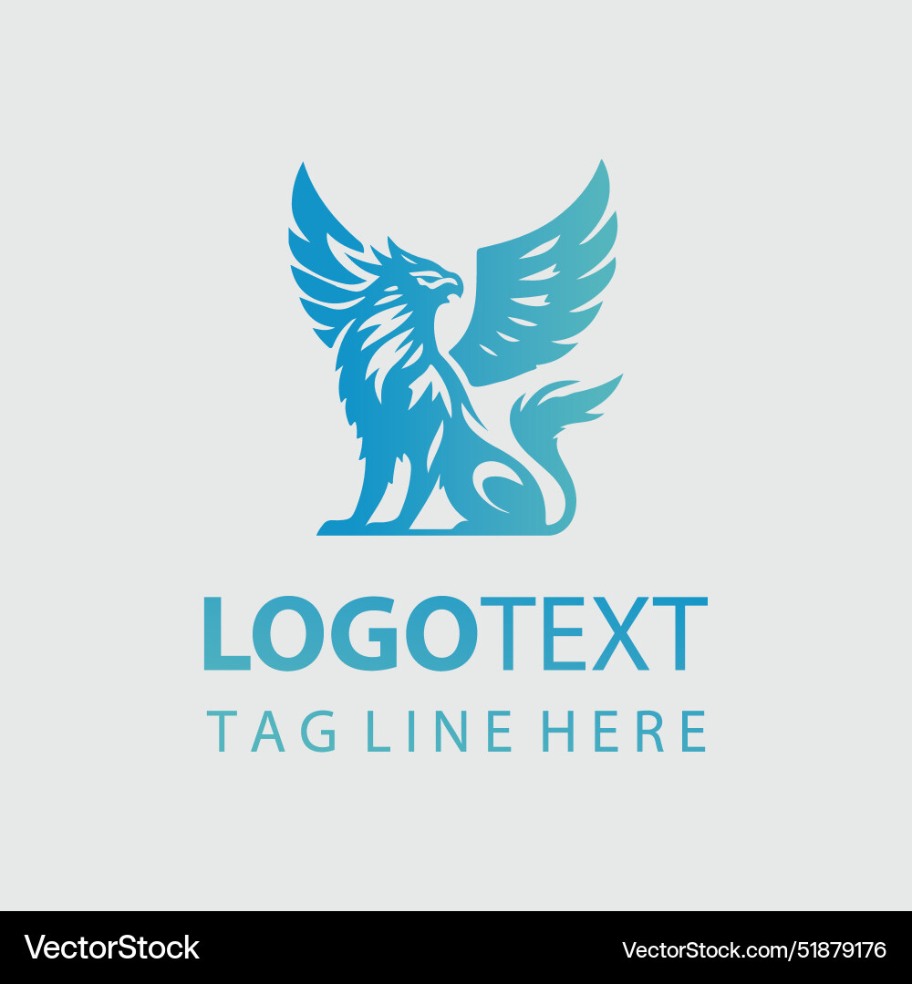 Griffin logo Royalty Free Vector Image - VectorStock