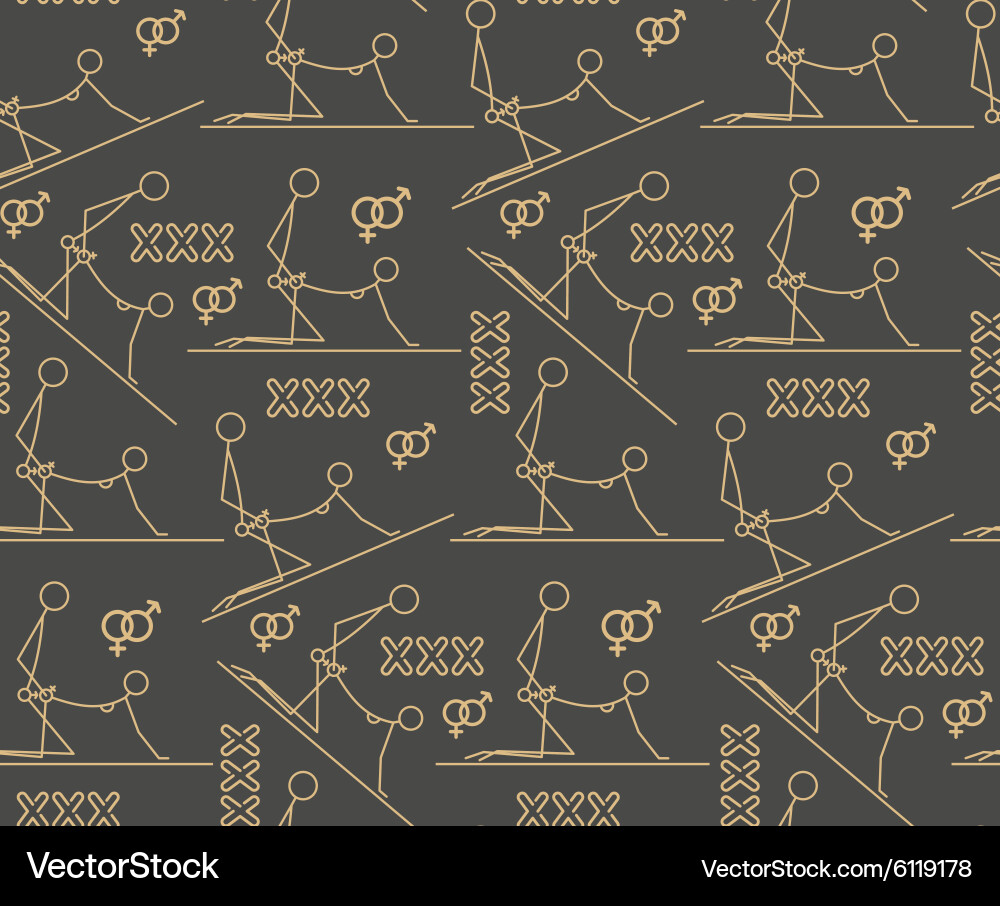 Kamasutra Couple Pose Royalty Free Vector Image