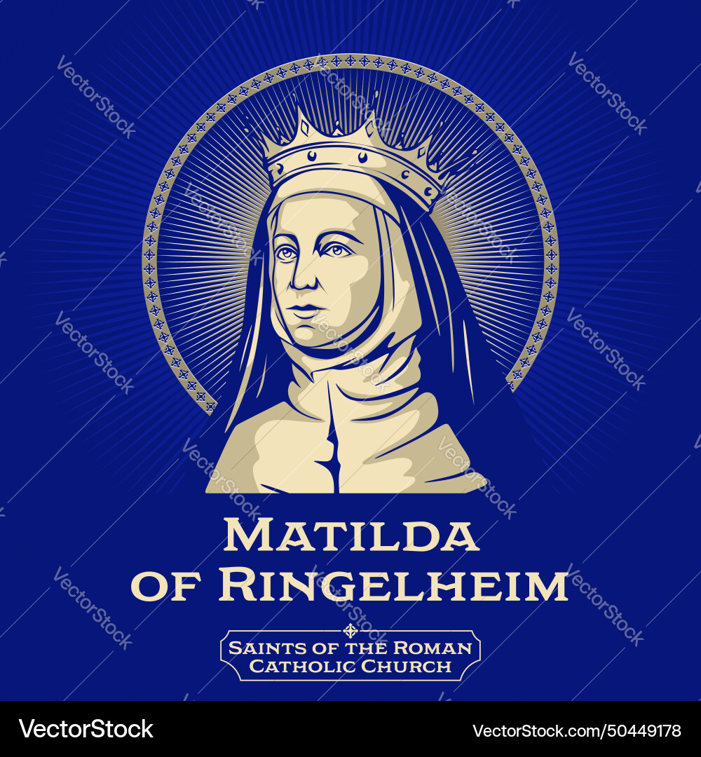 Matilda of ringelheim Royalty Free Vector Image