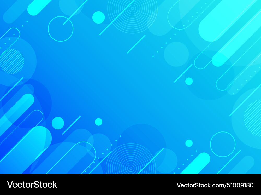 Modern abstract blue green gradient background Vector Image