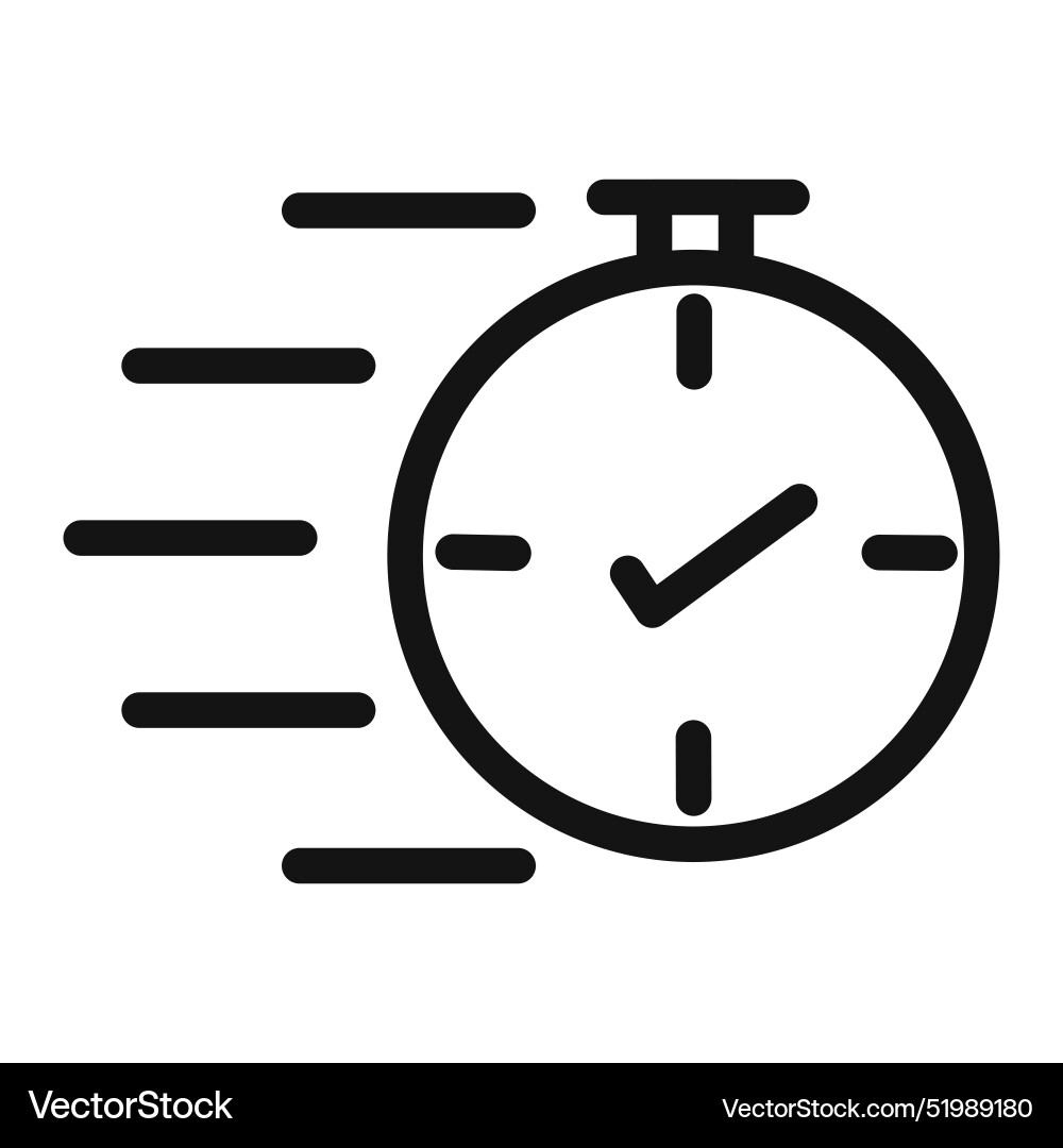 Quick response icon mark in filled style Vector Image