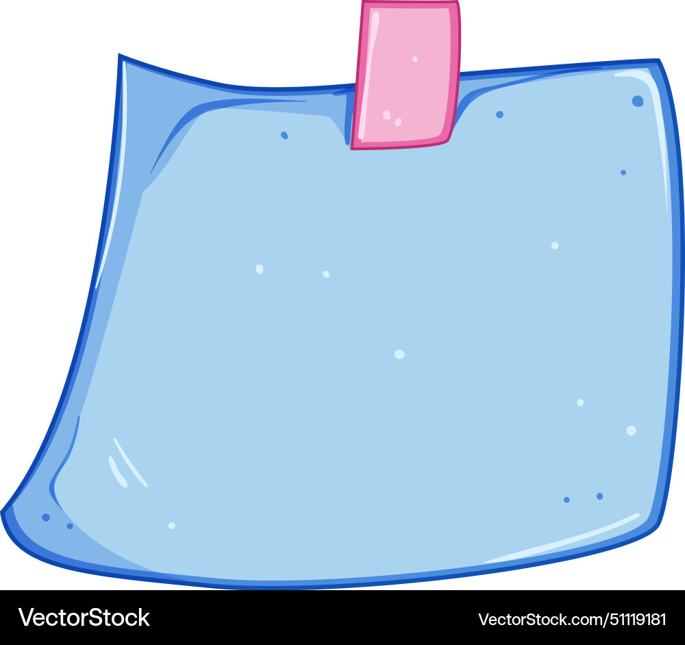 Important pinned paper notes cartoon Royalty Free Vector