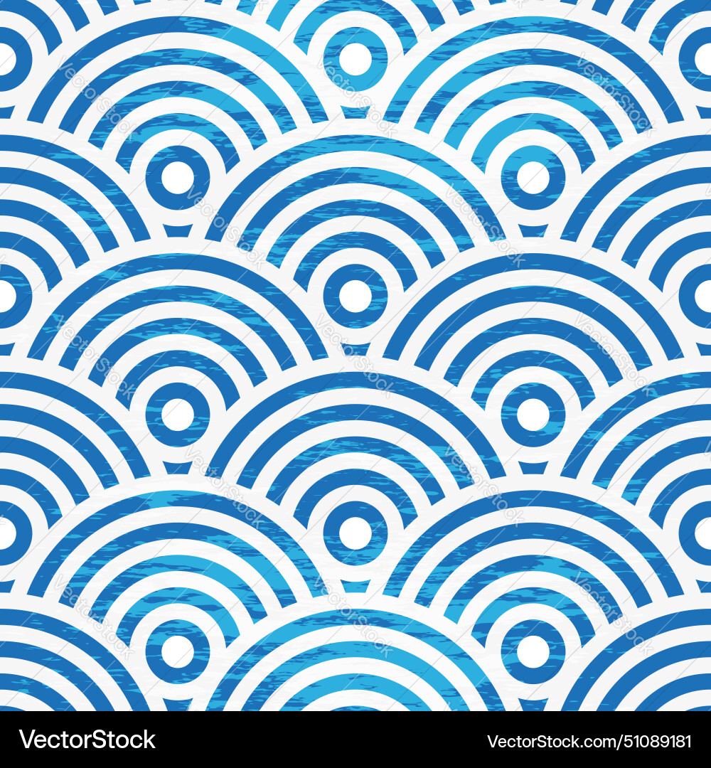 Seamless geometric hand drawn grunge pattern Vector Image