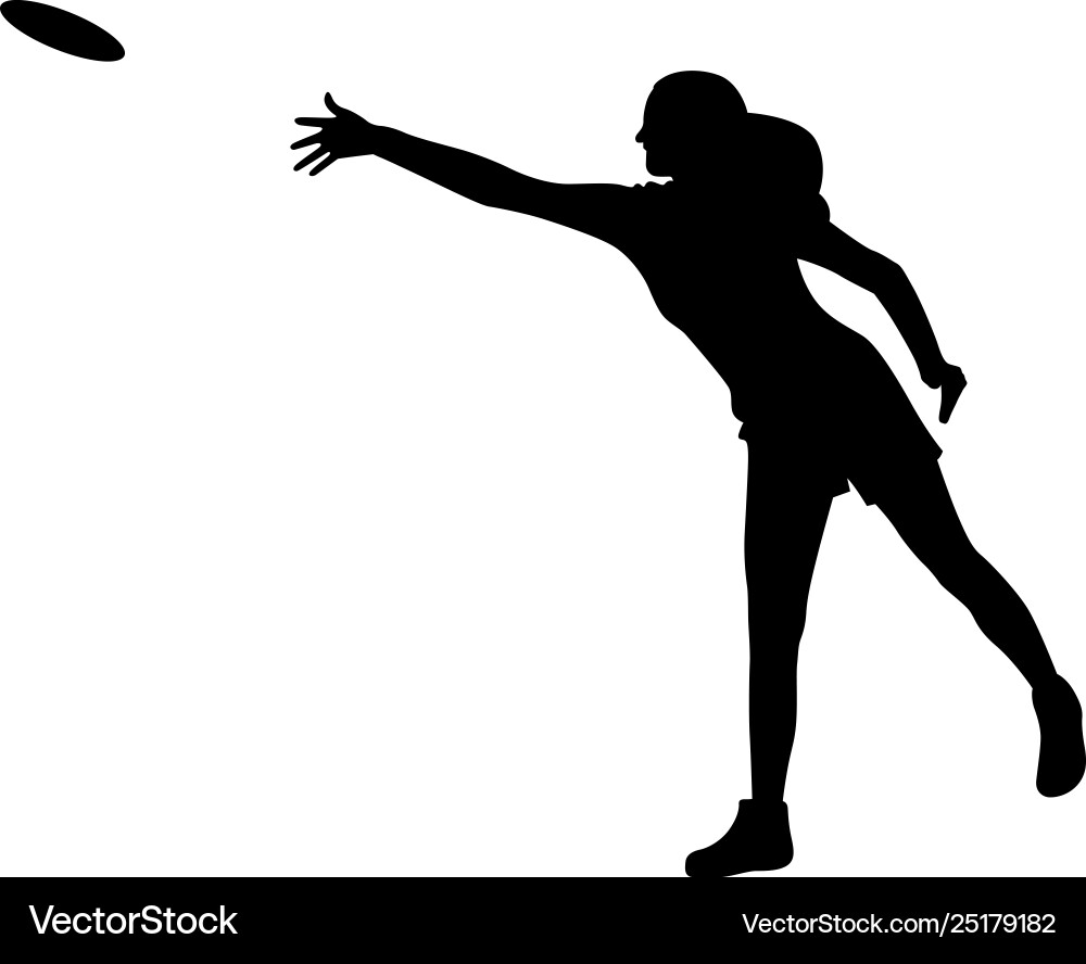 Disc golf frisbee eps Royalty Free Vector Image