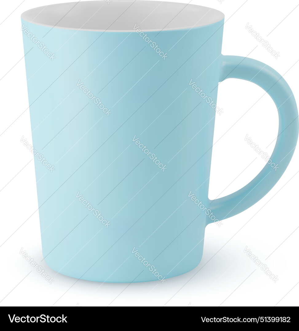 Empty cup Royalty Free Vector Image - VectorStock