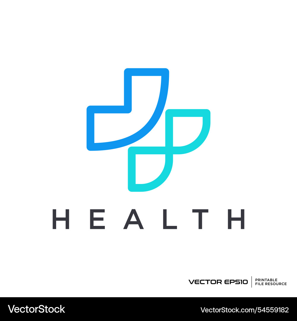 Medical and clinic logo Royalty Free Vector Image