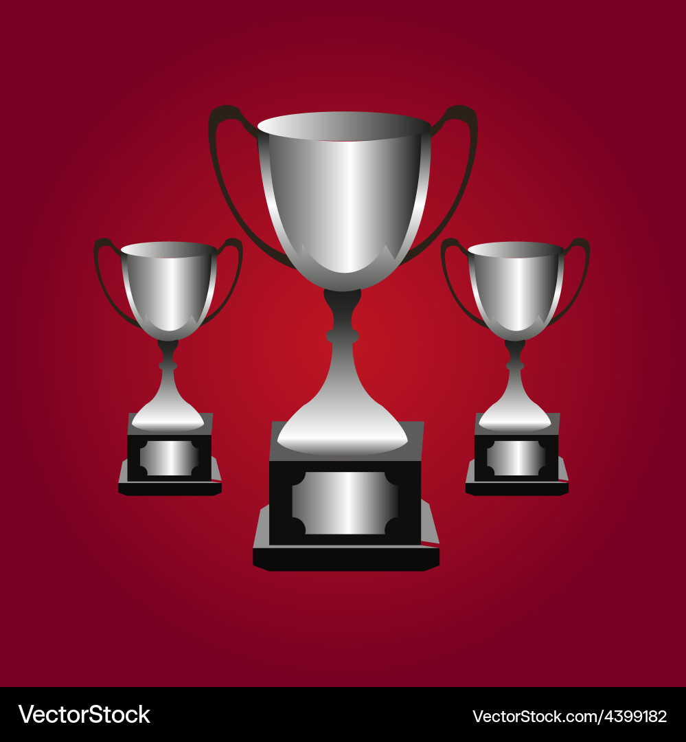Trophies background Royalty Free Vector Image - VectorStock