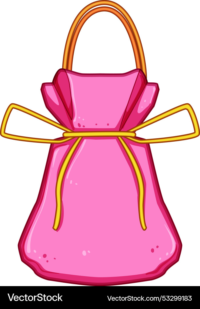 Gift chinese lucky bag cartoon Royalty Free Vector Image