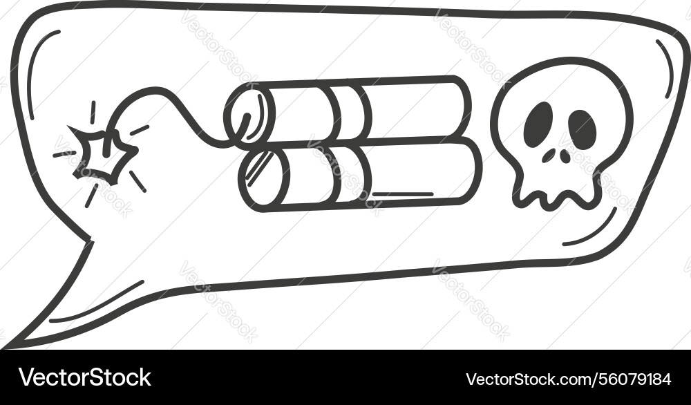 Artwork creatively uses symbols to replace curse Vector Image