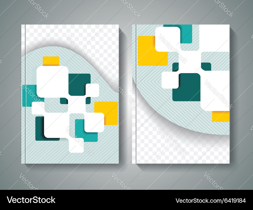 Brochure template design Royalty Free Vector Image