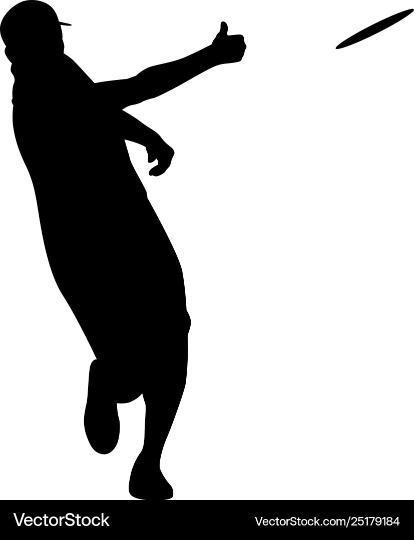 Disc golf frisbee eps Royalty Free Vector Image