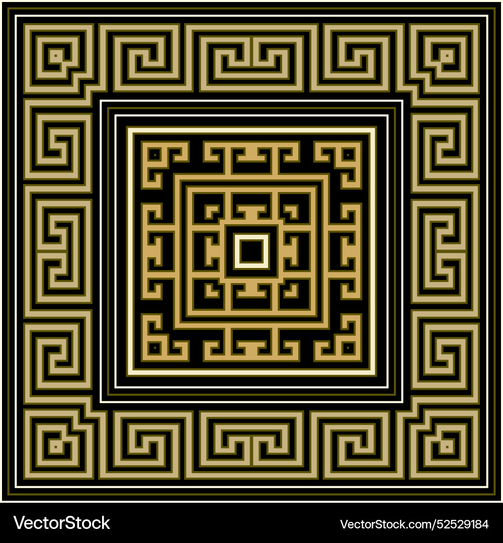 Tribal ethnic mazes seamless pattern with elegant Vector Image