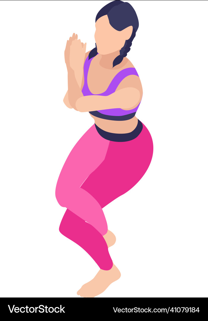 Yoga asana Royalty Free Vector Image - VectorStock