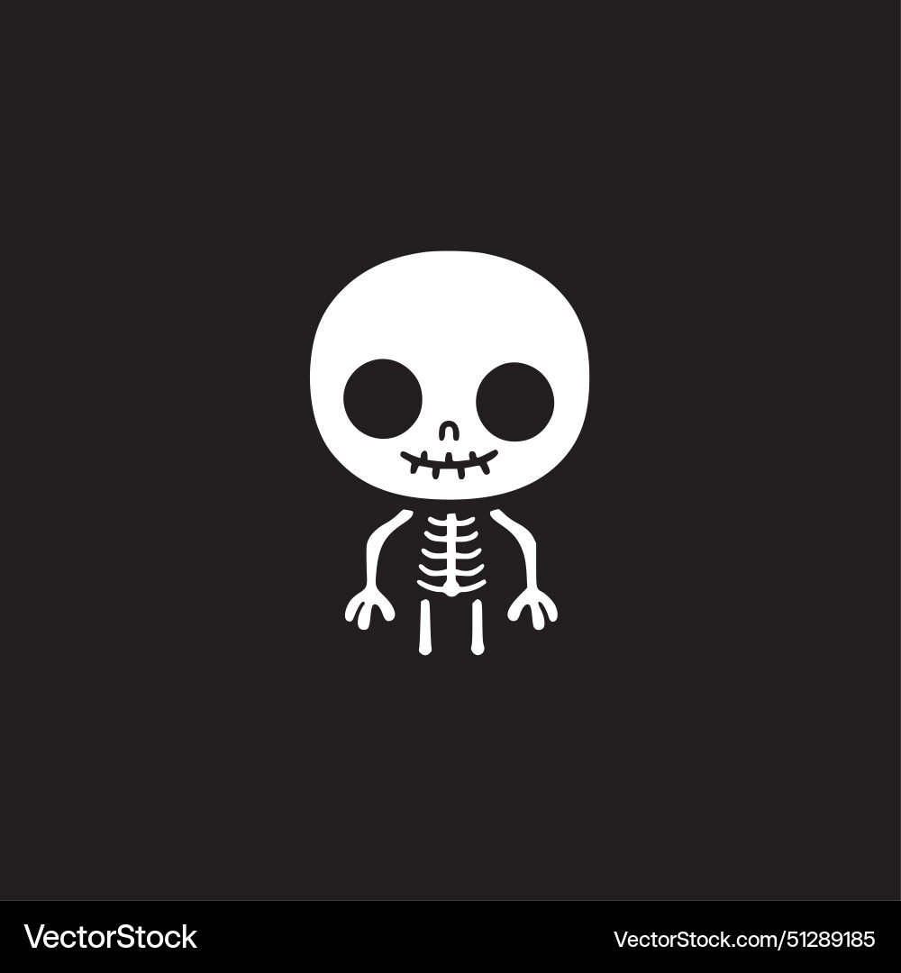 Skeleton - high quality logo ideal for t-shirt Vector Image