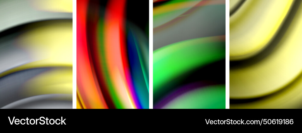 Blurred color line backgrounds Royalty Free Vector Image