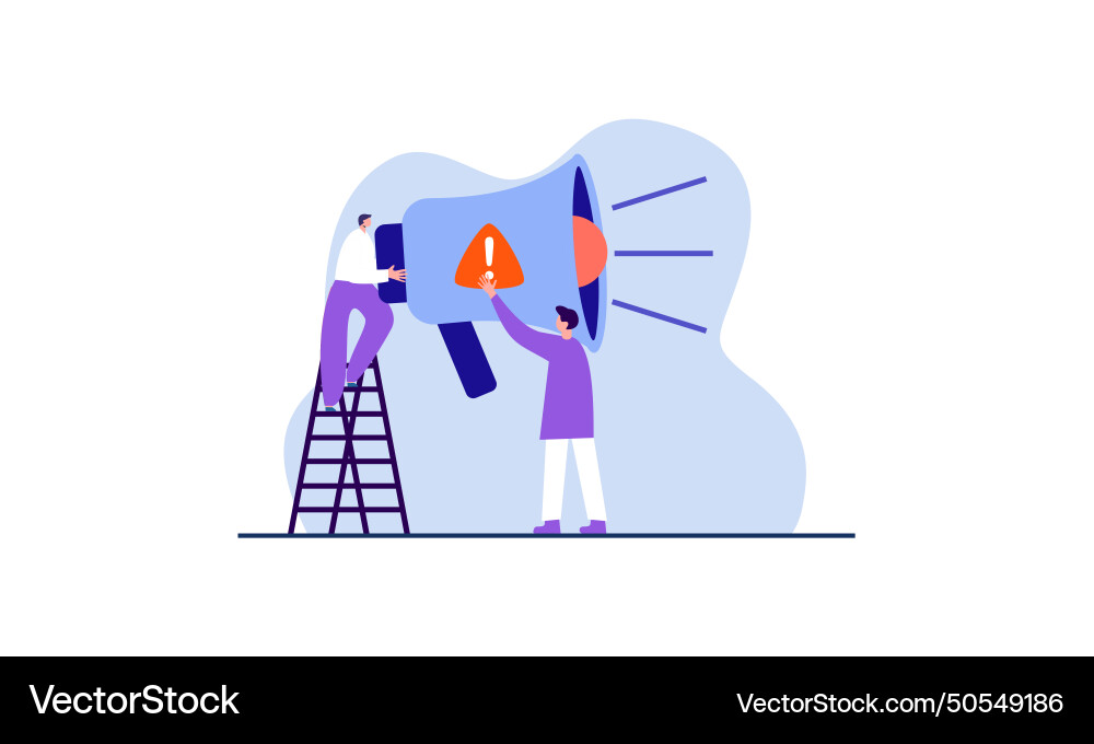 Fake news metaphors mass media propaganda Vector Image