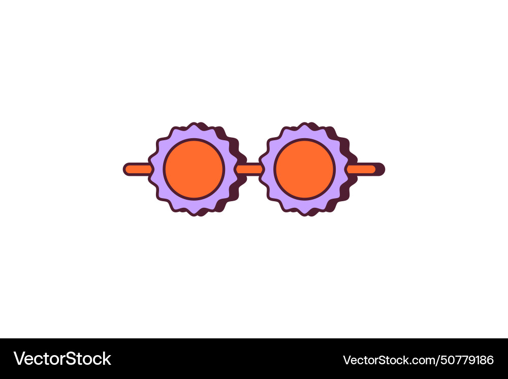 Retro sticker set Royalty Free Vector Image - VectorStock