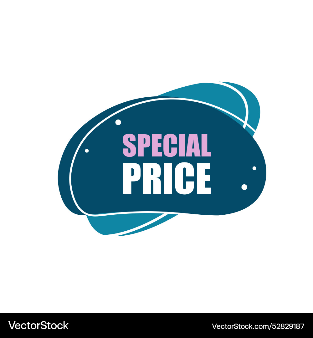 Free form banner design element Royalty Free Vector Image