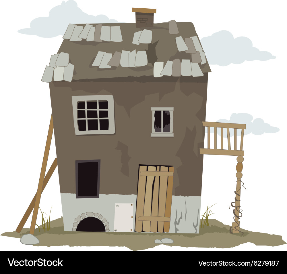 Old cabin Royalty Free Vector Image - VectorStock