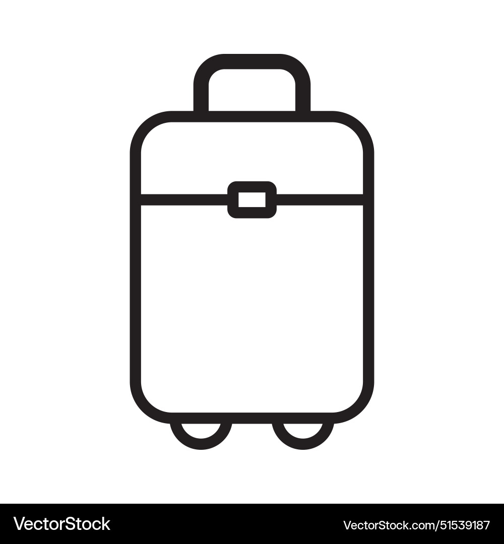 Suitcase icon symbol Royalty Free Vector Image