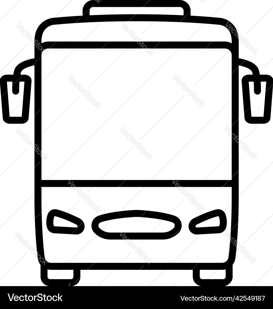 Tourist bus icon Royalty Free Vector Image - VectorStock Tourist bus icon Royalty Free Vector Image - VectorStock