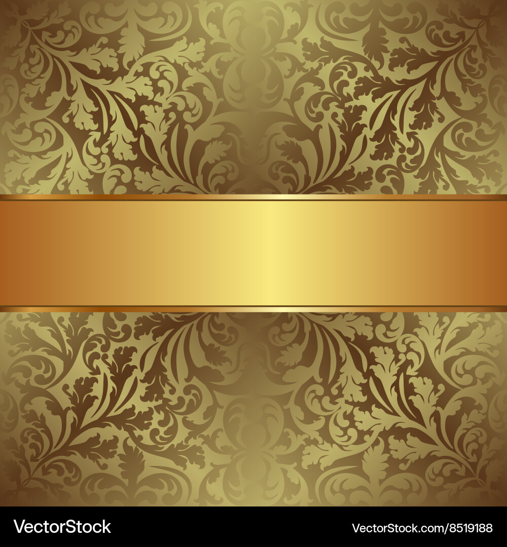 Decorative background with antique pattern Vector Image