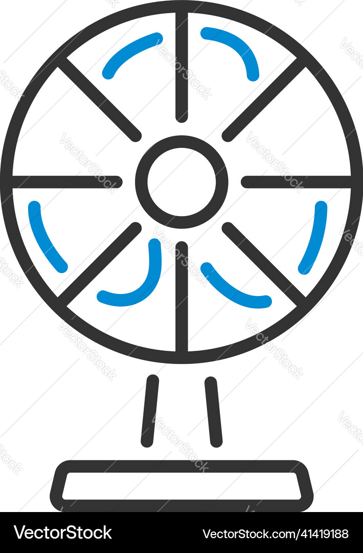 Electric fan icon Royalty Free Vector Image - VectorStock