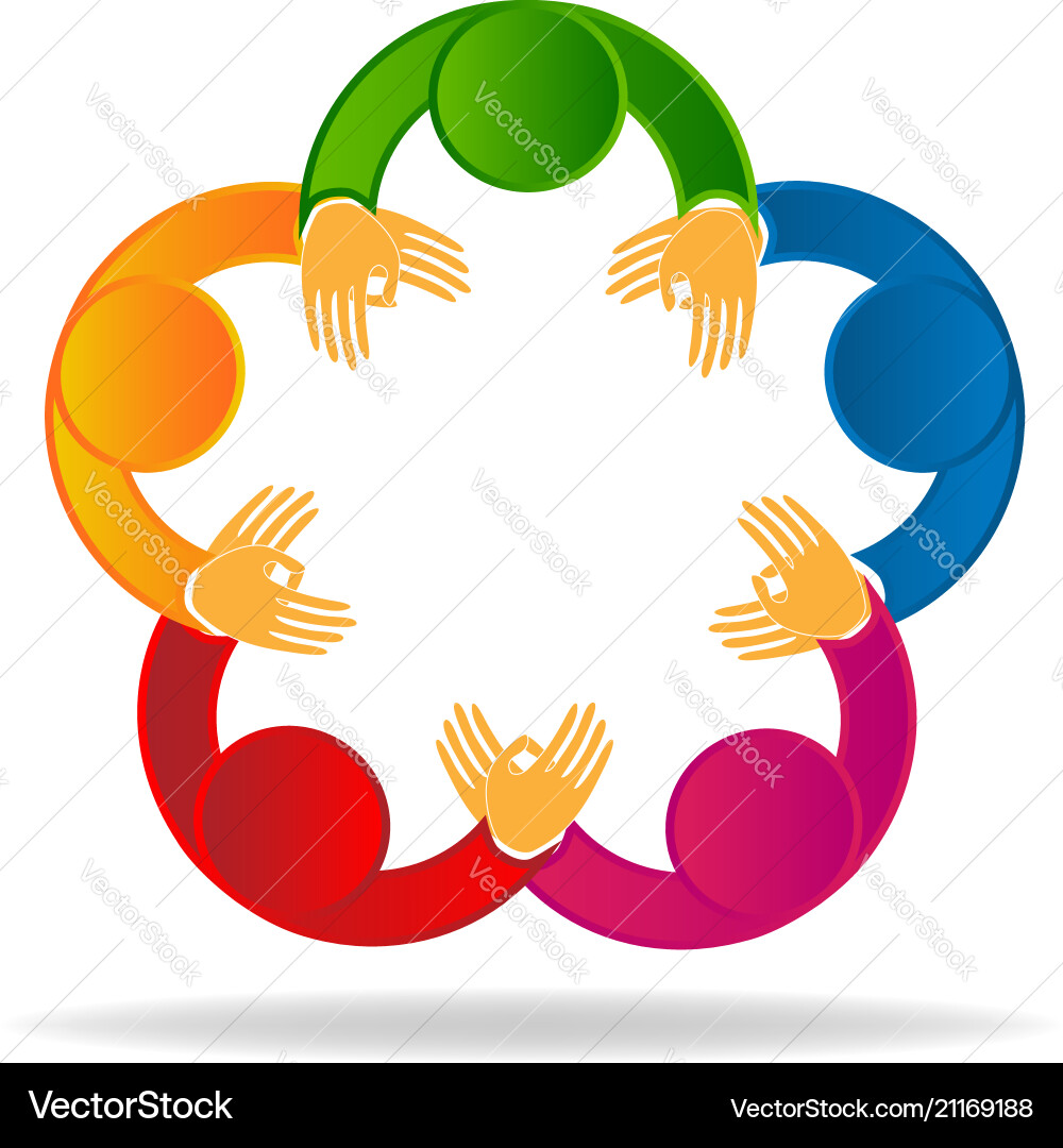 Teamwork Hand Logo Teamwork Hand Logo Royalty Free Images, Stock