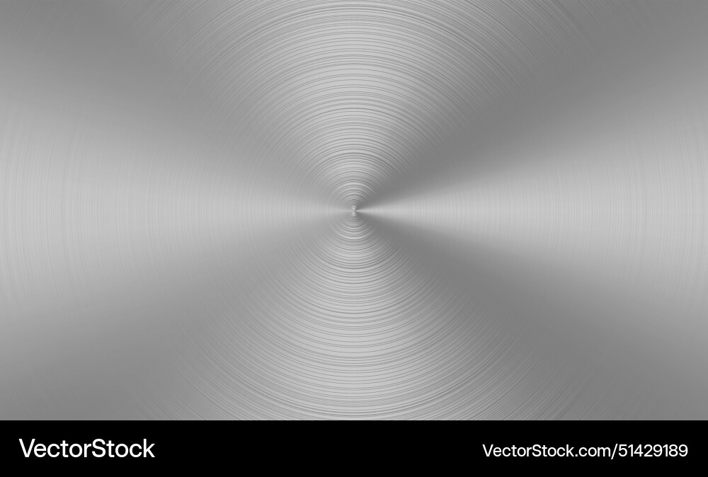 Circular metal texture surface silver sheet Vector Image