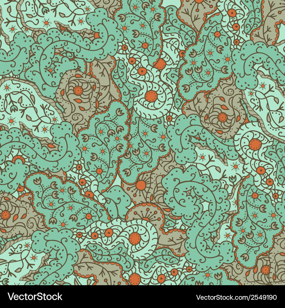 Abstract hand-drawn pattern Royalty Free Vector Image