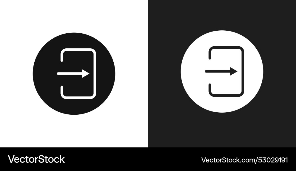 Enter icon logo set Royalty Free Vector Image - VectorStock