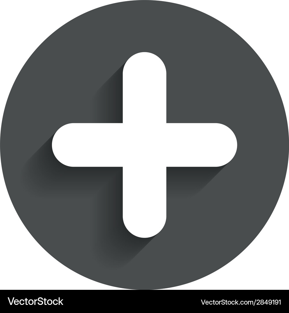 grey plus icon